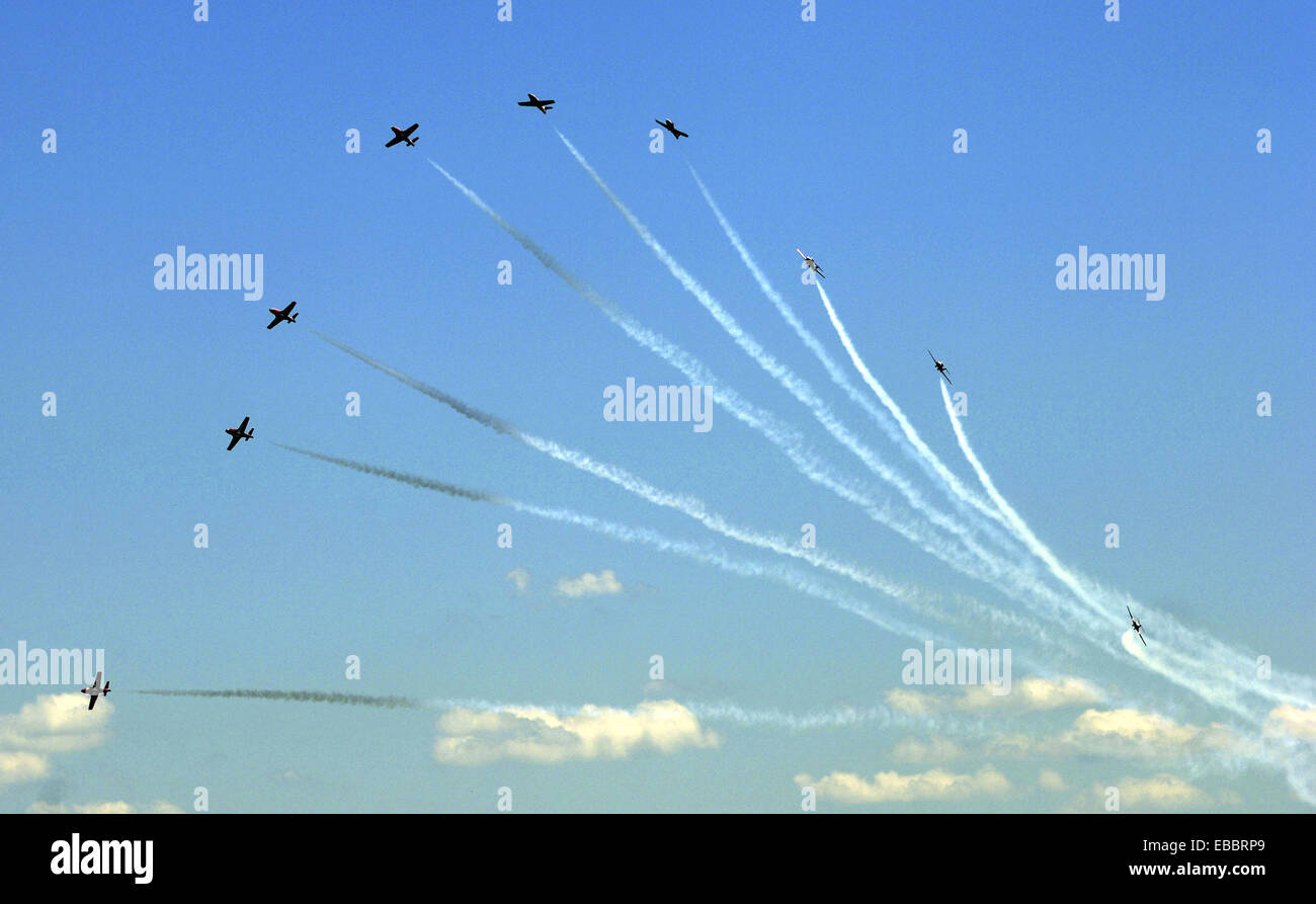 The 431st Air Demonstration Squadron, comprised of serving members of ...