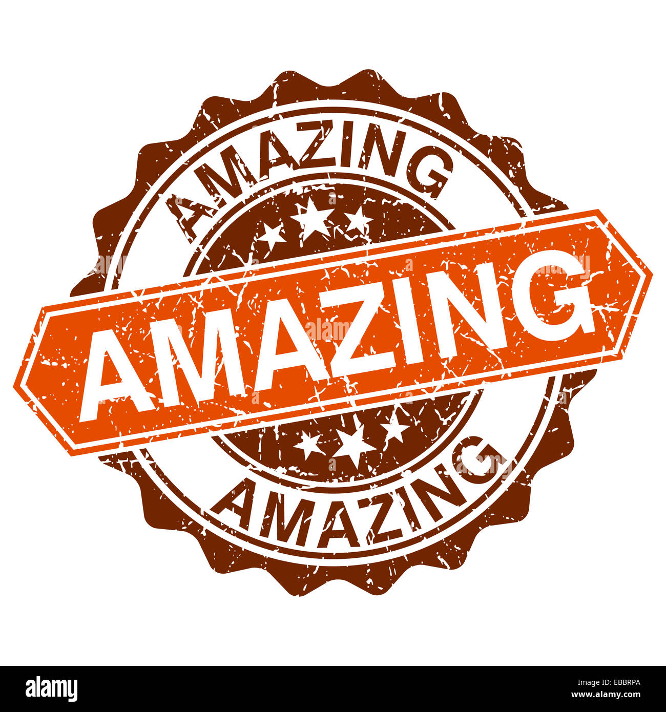 Amazing grungy stamp isolated on white background Stock Photo - Alamy