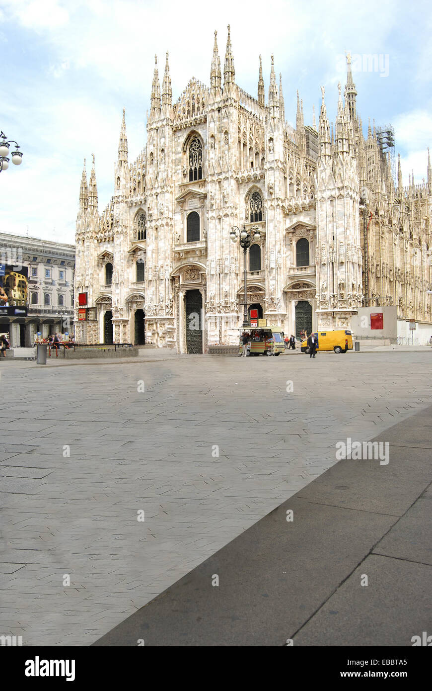 Milan Cathedral with Duomo square Stock Photo - Alamy