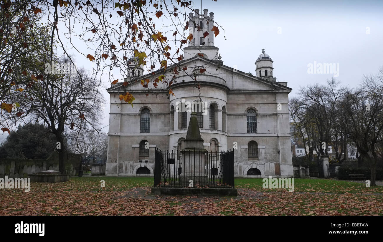 St George in the East Stock Photo - Alamy