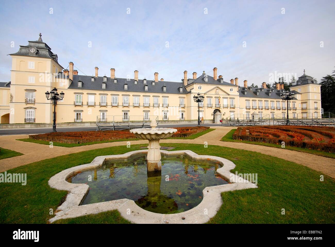 Palace of El Pardo in Madrid, Spain Stock Photo - Alamy