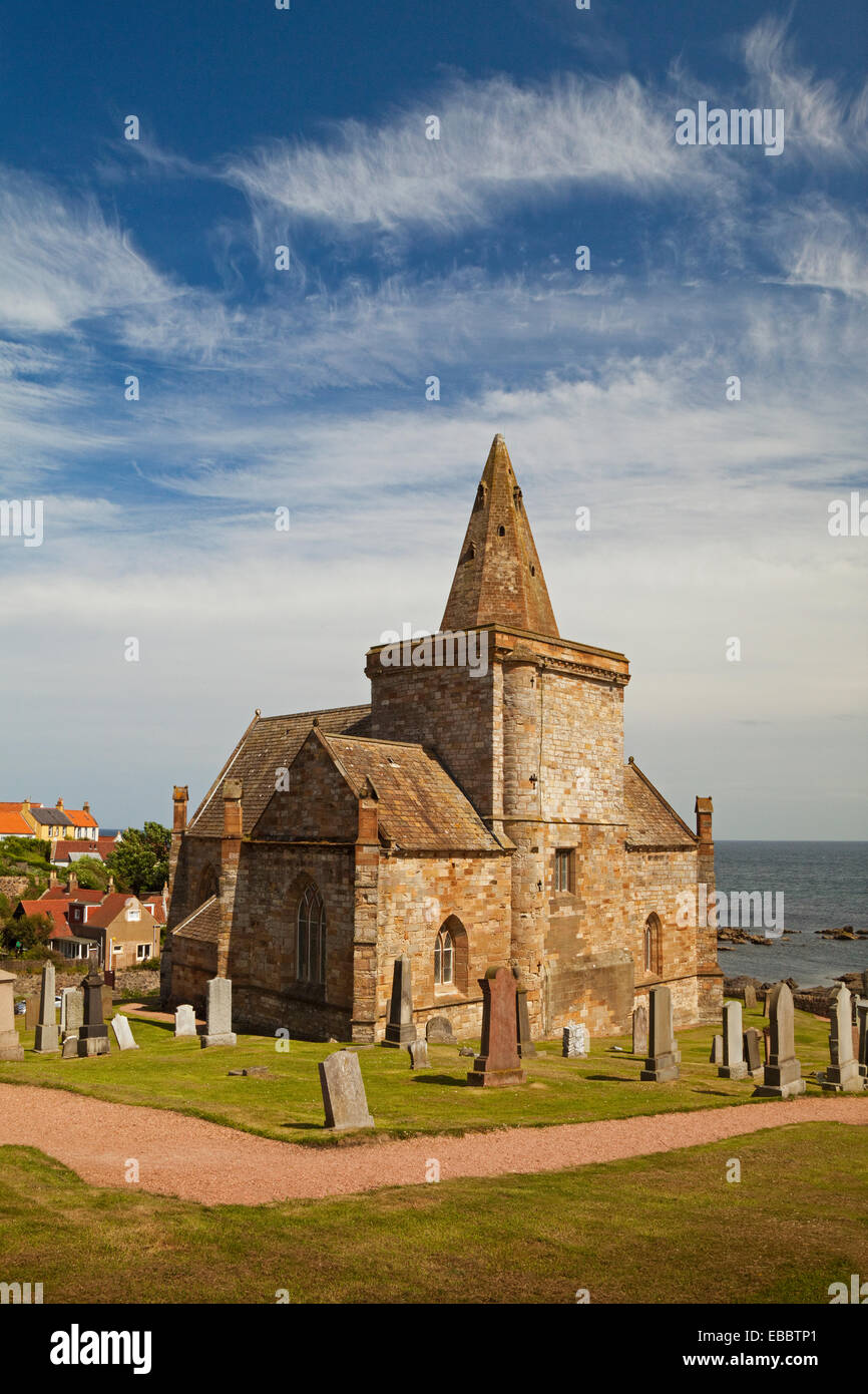 St Monans Parish Church Stock Photo - Alamy