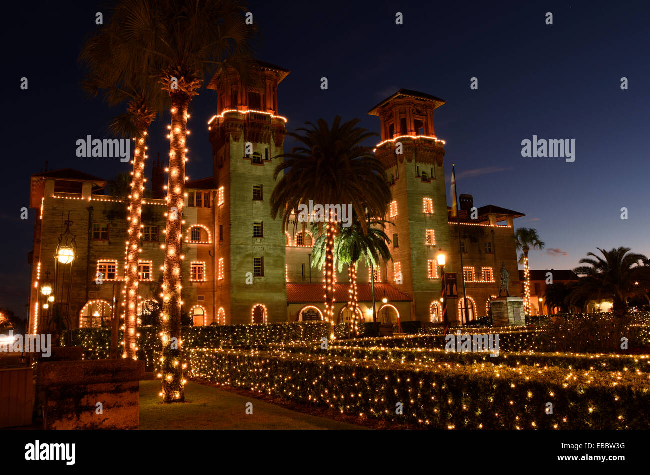 Lightner Museum during St. Augustine's Nights of Lights in St ...