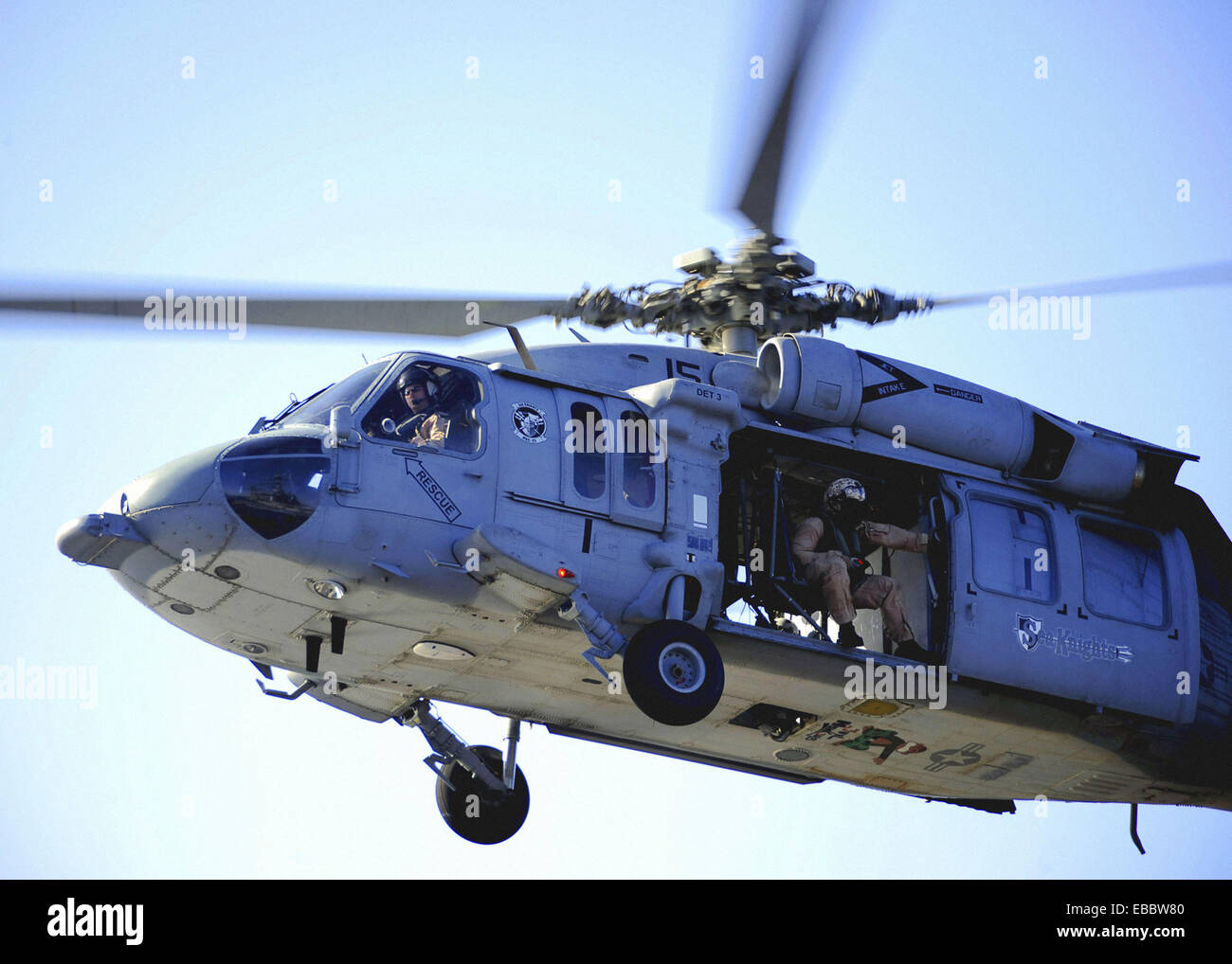 An mh 60s seahawk helicopter assigned to the hi-res stock photography ...