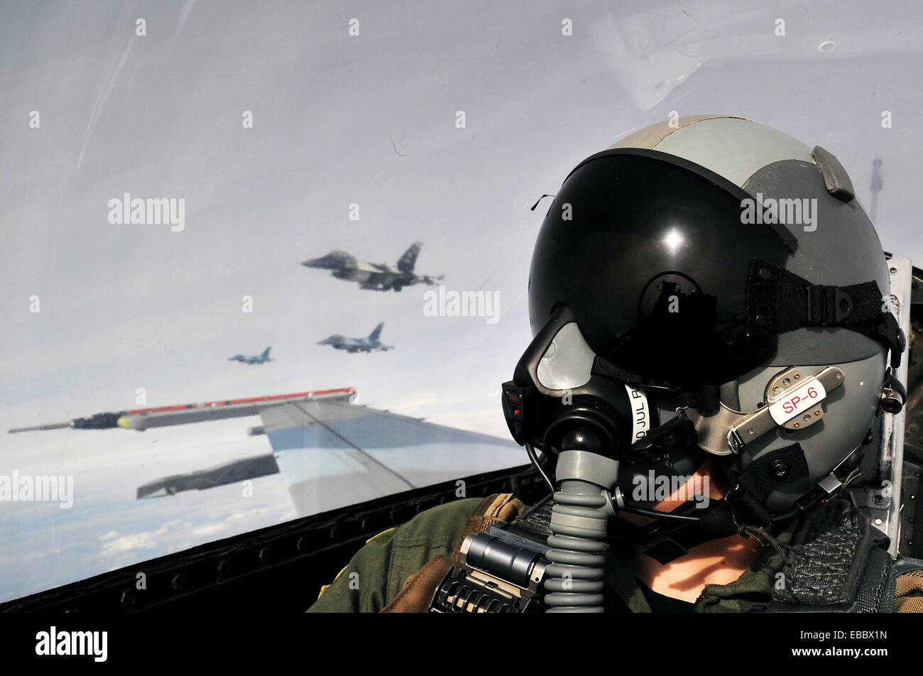 Over the joint pacific alaska range complex hi-res stock photography ...