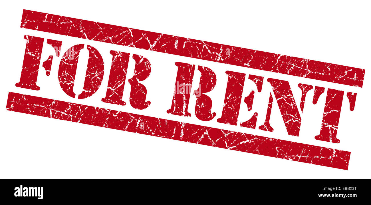 For rent grunge red stamp Stock Photo - Alamy