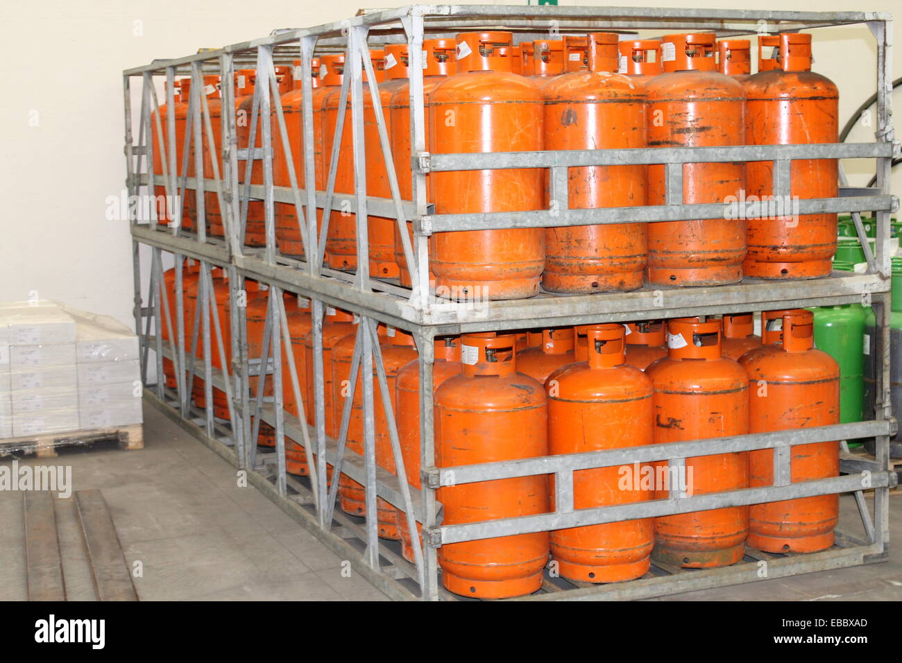 Old gas cylinders hi-res stock photography and images - Alamy