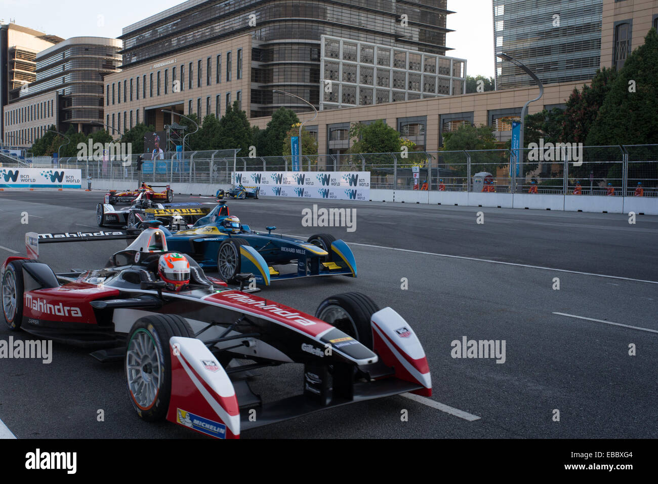 The race day for Round 2 2014 FIA Formula E Putrajaya ePrix Stock Photo ...