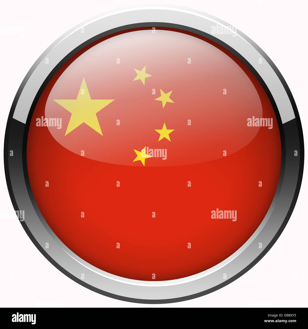 china flag gel metal button Stock Photo - Alamy