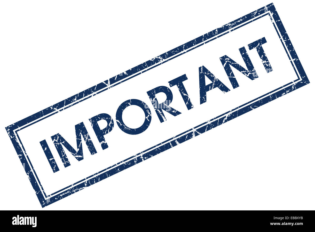 important blue square stamp Stock Photo - Alamy