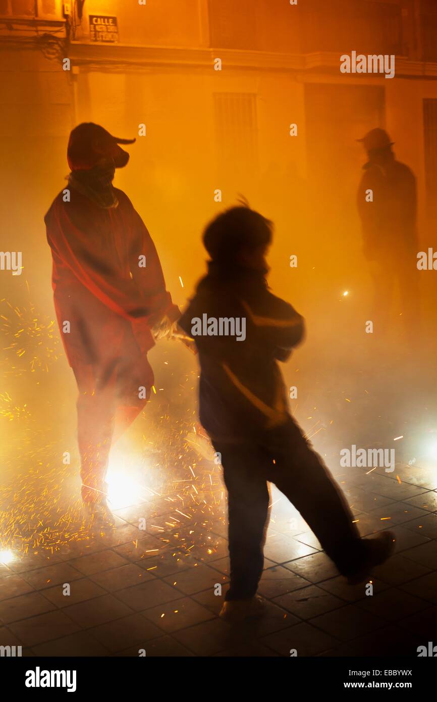 Child with fireworks hi-res stock photography and images - Alamy