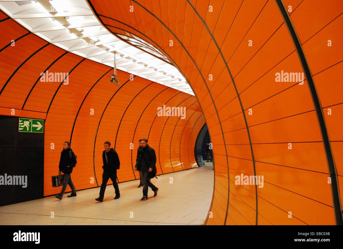 New metro station Marienplatz in Munich Stock Photo - Alamy