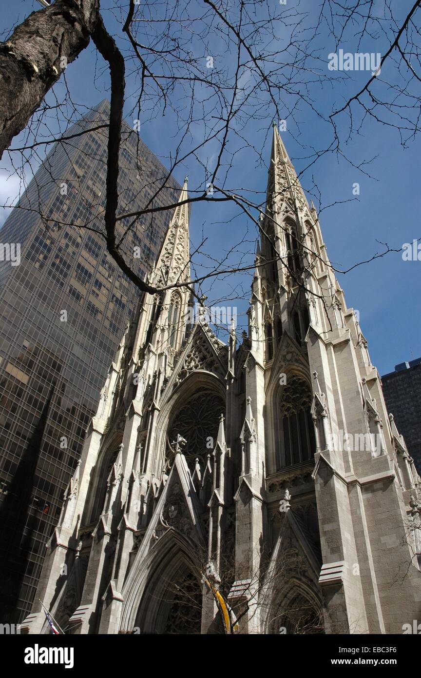 New York City, St Patrick´s Cathedral, Manhattan Stock Photo - Alamy