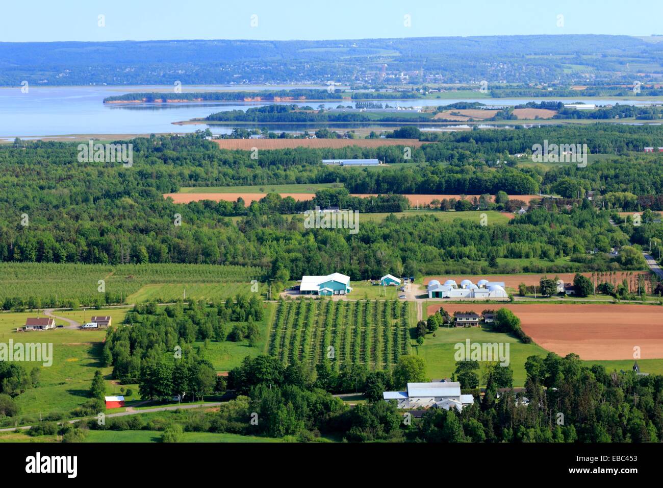 Nova scotia annapolis valley orchard hi-res stock photography and ...