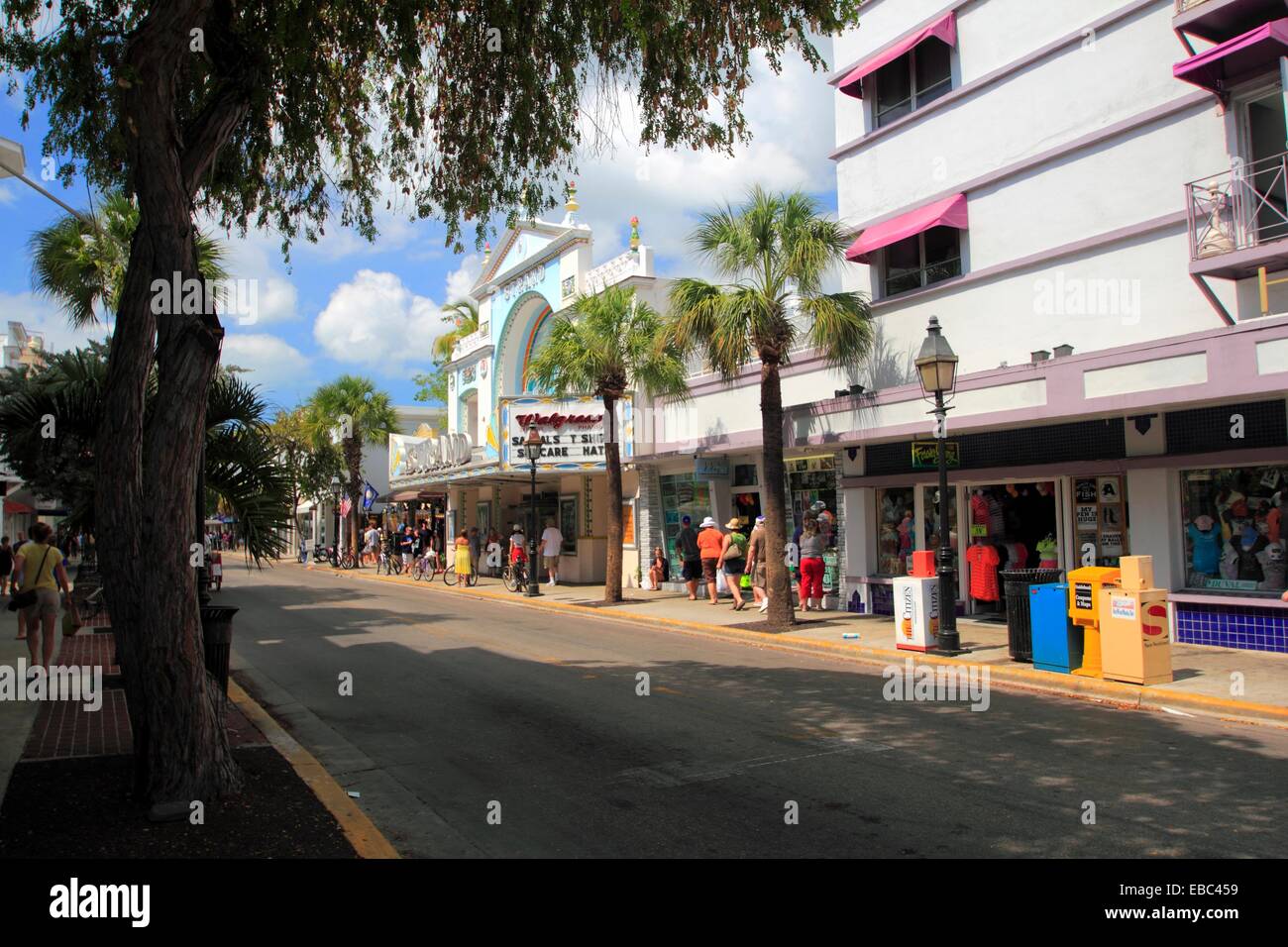 Duval street downtown key west hi-res stock photography and images - Alamy