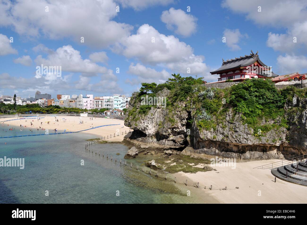 Naminoue beach with naminoue shrine hi-res stock photography and images ...
