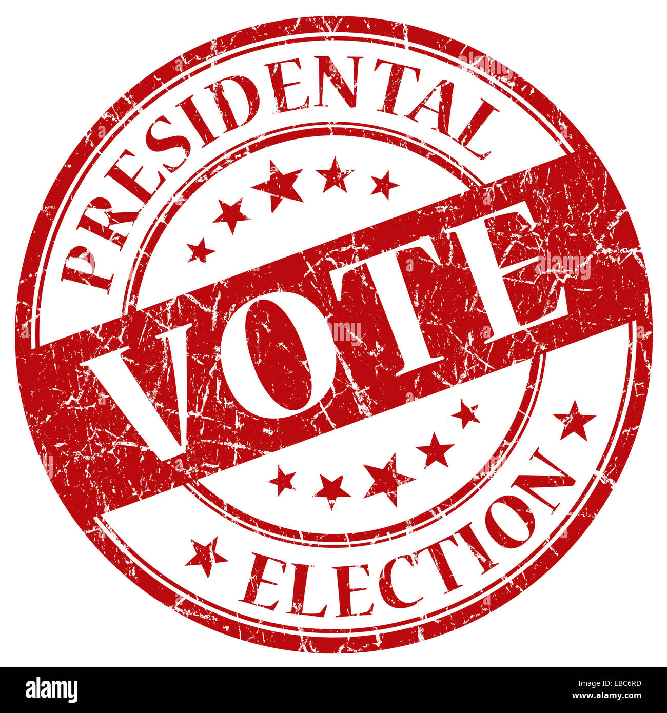 Vote red stamp Stock Photo - Alamy
