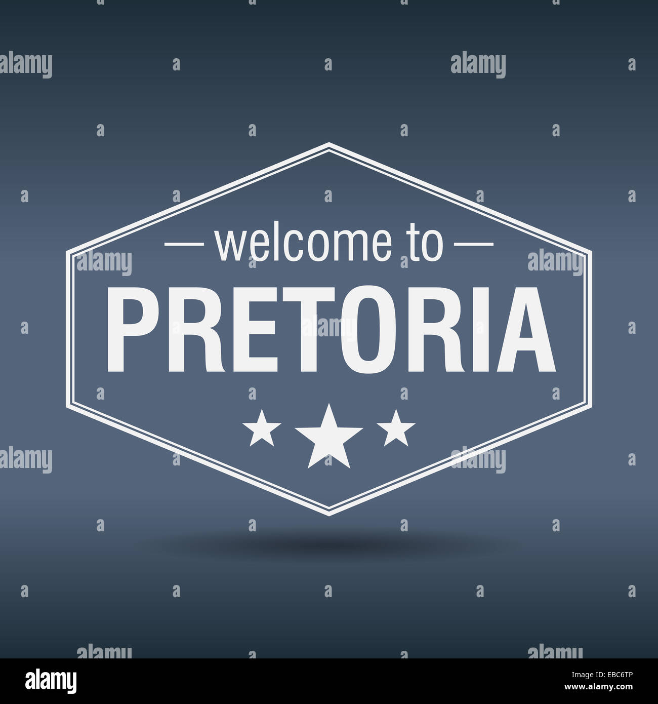 Welcome pretoria stamp hi-res stock photography and images - Alamy