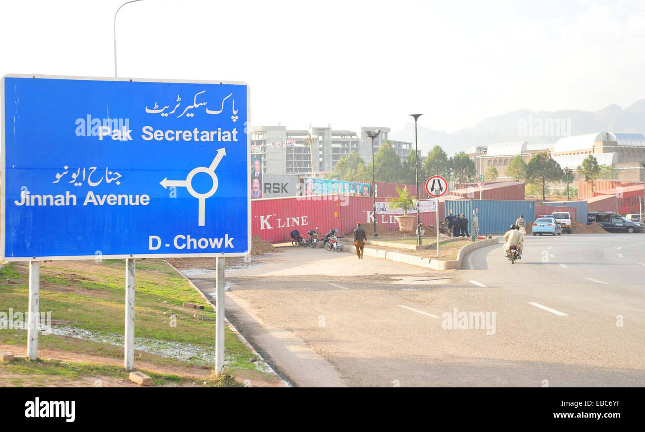 District administration of Federal Capital Islamabad sealed Red-Zone ...