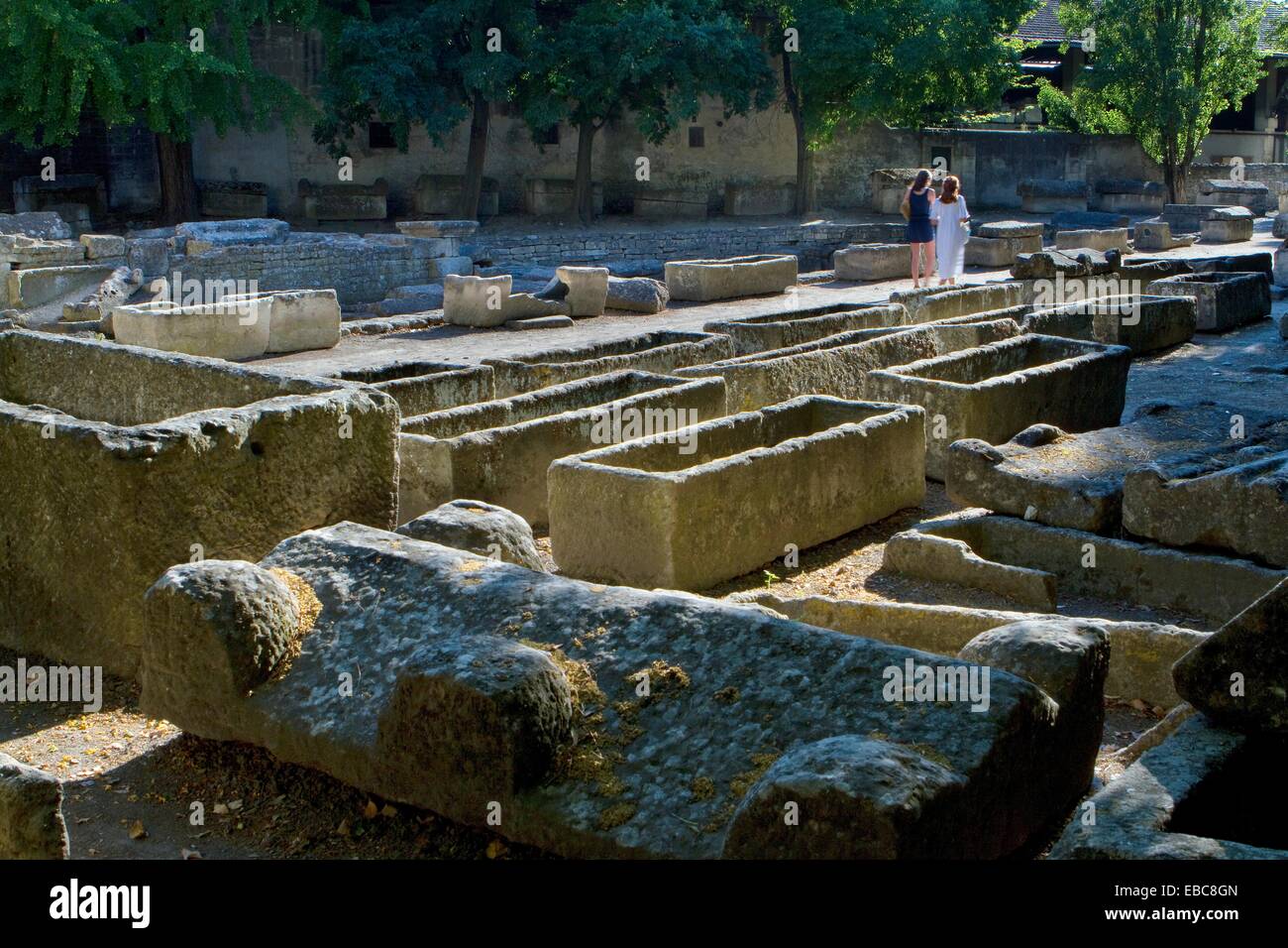 Alyscamps cemetery hi-res stock photography and images - Alamy