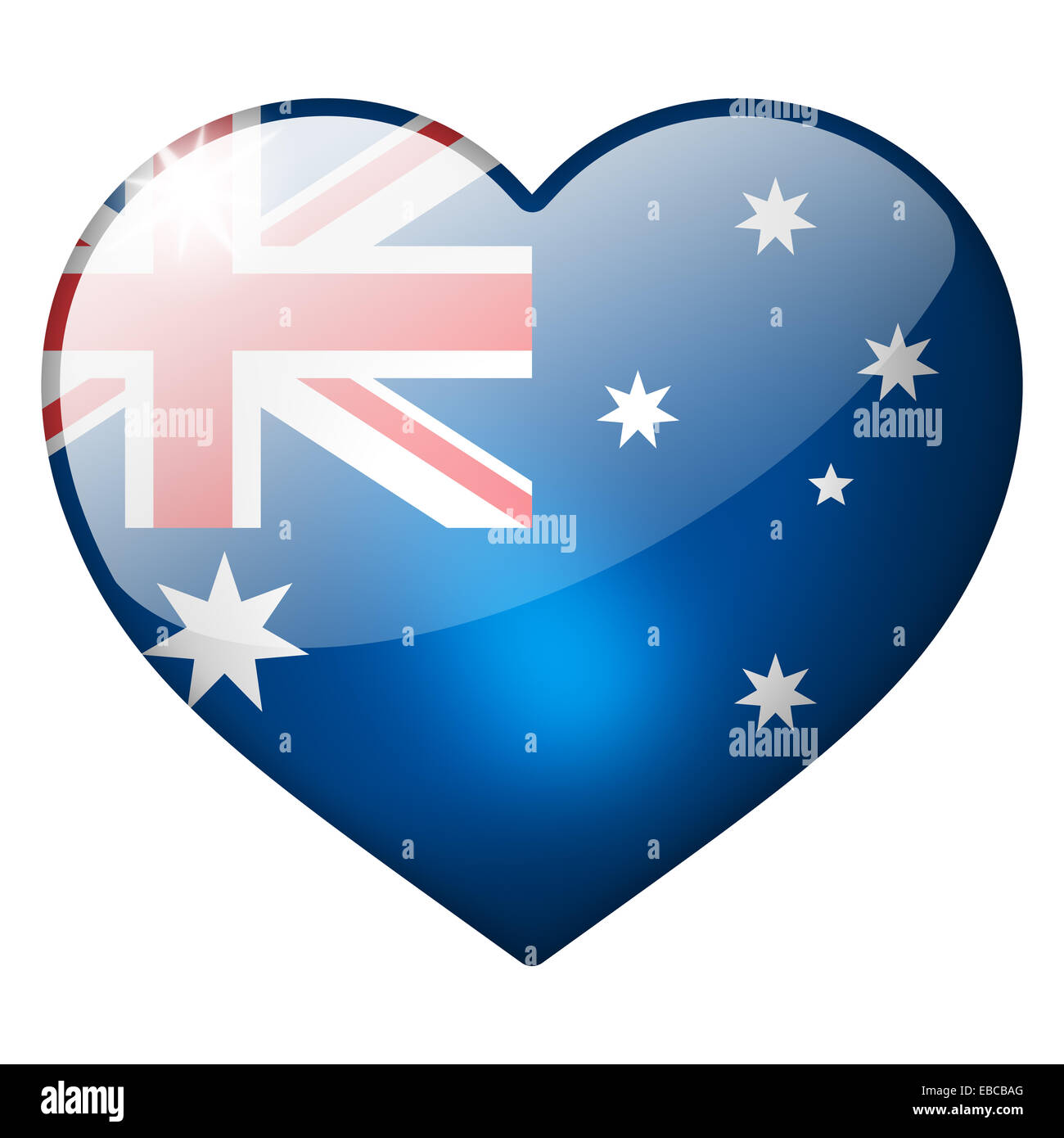 australia heart button Stock Photo - Alamy