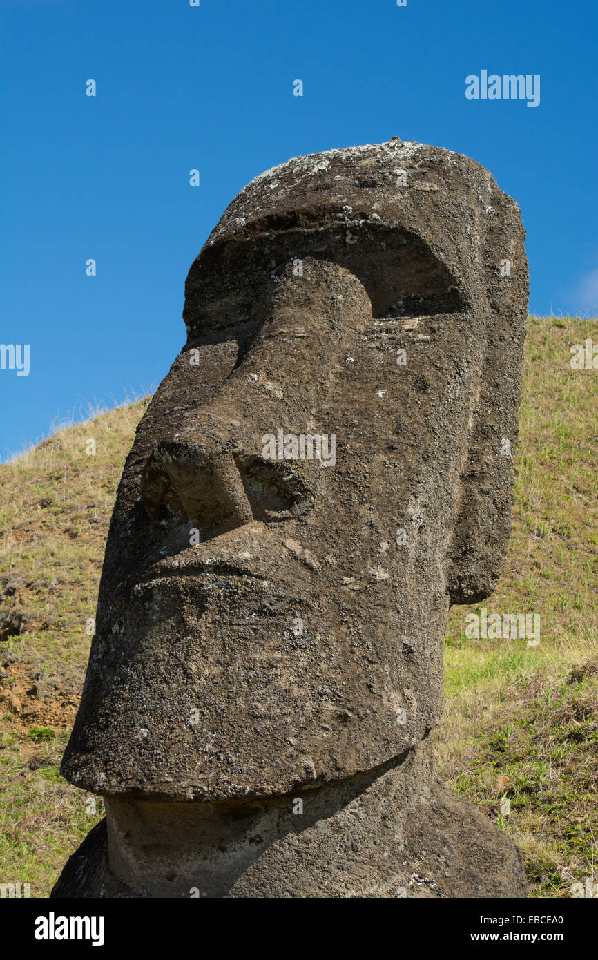 Chile, Easter Island aka Rapa Nui. Rapa Nui National Park, historic ...