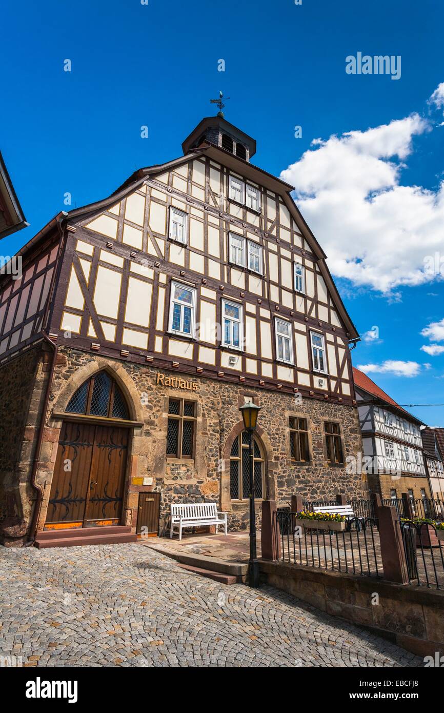 City hall homberg (efze) hi-res stock photography and images - Alamy