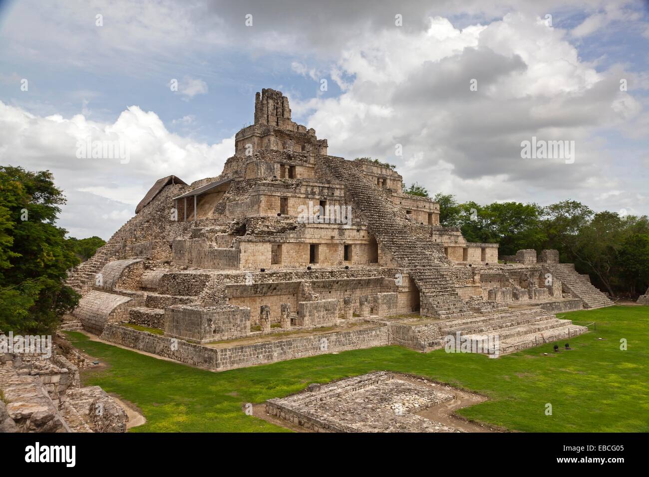 Edzná: Mayan archeological site at Campeche, Mexico Stock Photo - Alamy