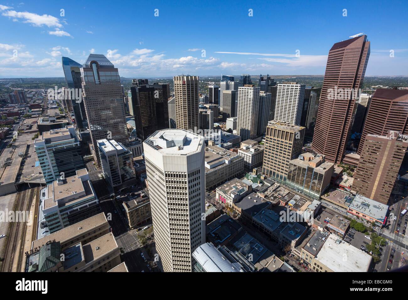 Birds eye view calgary hi-res stock photography and images - Alamy