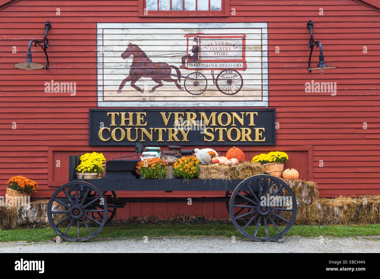 Decoration In Front Of The Vermont Country Store Founded 1946 Weston