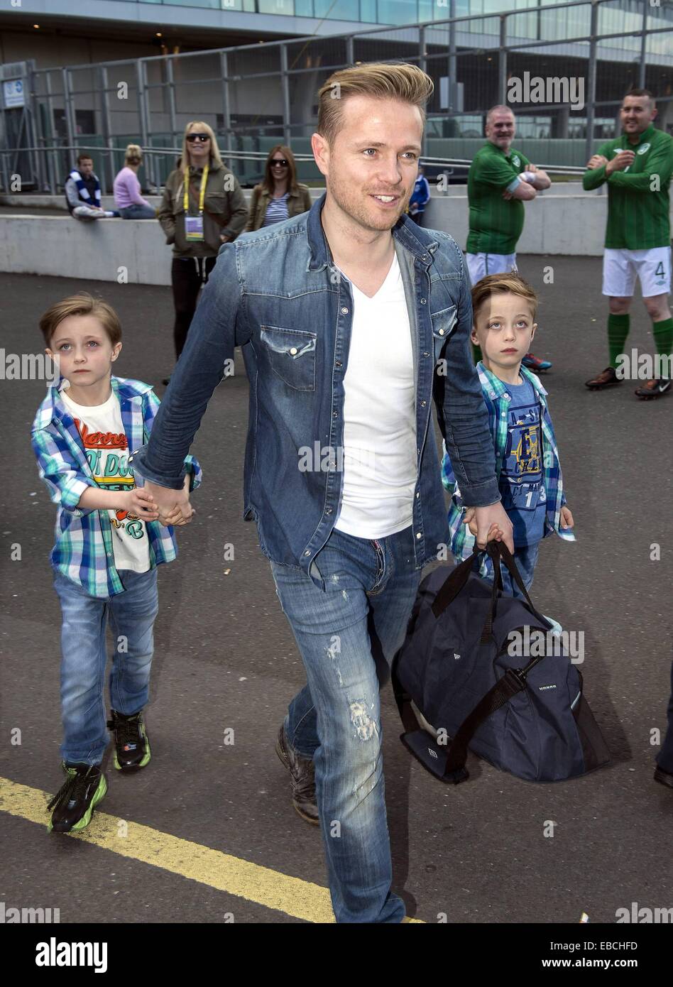 Before the Ireland vs.Turkey football match at the Aviva Stadium in ...