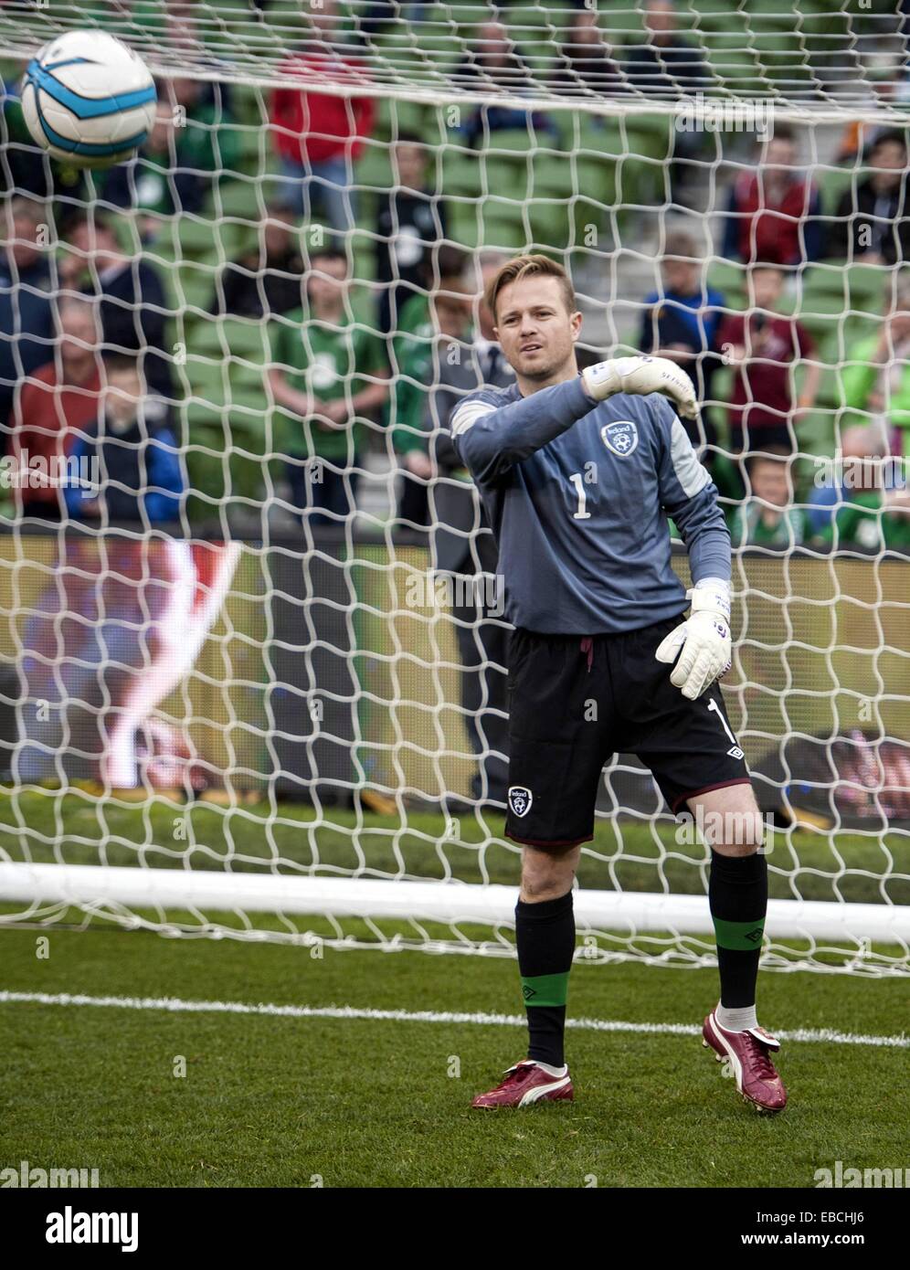 Before the Ireland vs.Turkey football match at the Aviva Stadium in ...