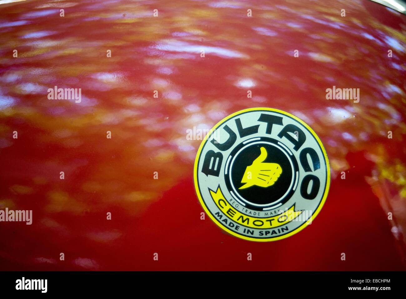 Logo of the old mark of Bultaco Stock Photo - Alamy