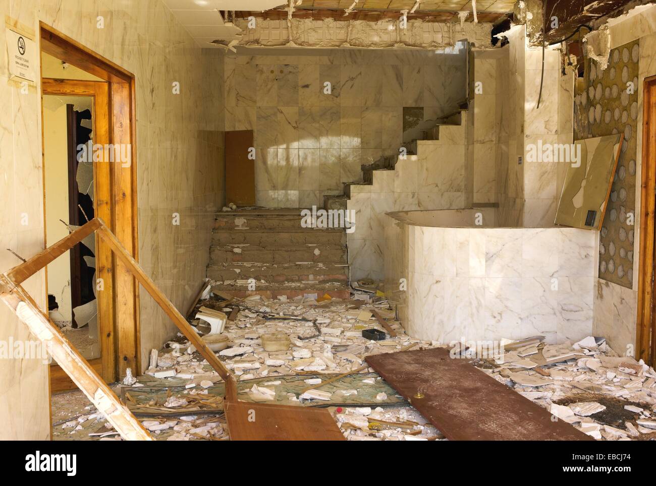 Ceiling demolition hi-res stock photography and images - Alamy