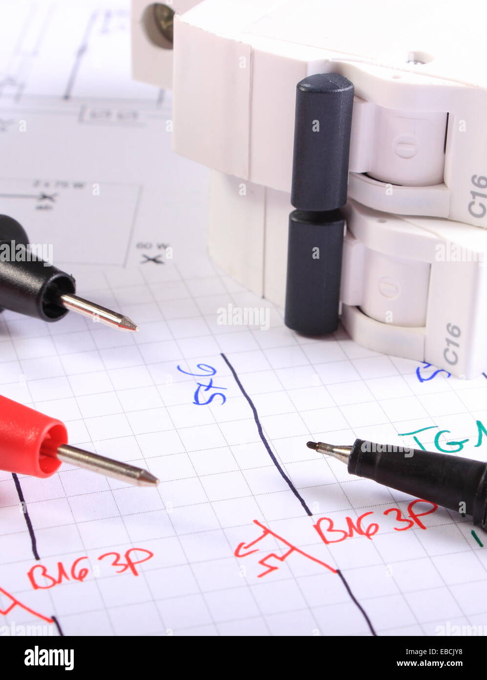 Electrical drawing hi-res stock photography and images - Alamy