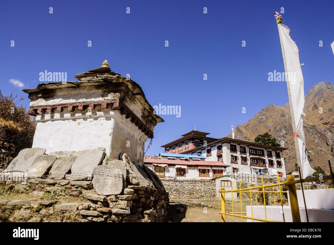 Tengboche Buddhist monastery Sagarmatha National Park, Khumbu Himal ...