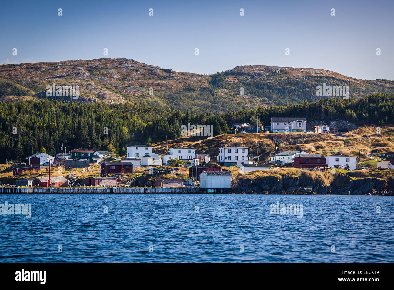 Seaside community in rural Newfoundland, Canada Stock Photo - Alamy