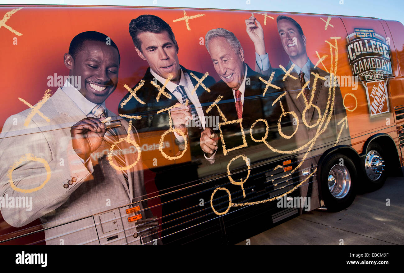 Tuscaloosa, Alabama, USA. 28th Nov, 2014. The ESPN College GameDay bus ...