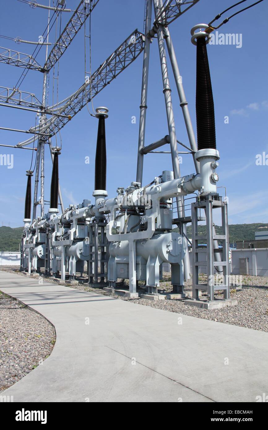 China´s coastal substation Stock Photo - Alamy