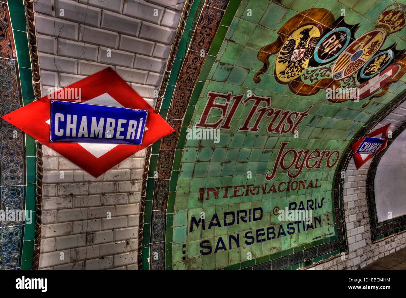 Chamberi station hi-res stock photography and images - Alamy