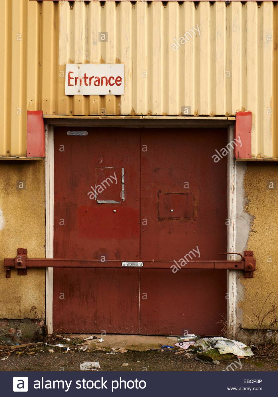 No Entry Sign In Factory Stock Photos & No Entry Sign In Factory Stock ...