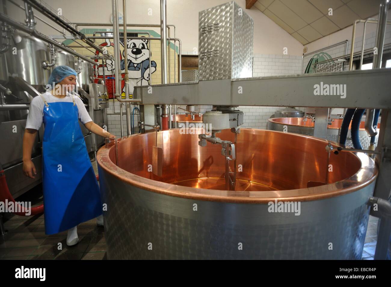 Cheese Factory Mixing Vat High Resolution Stock Photography and Images ...
