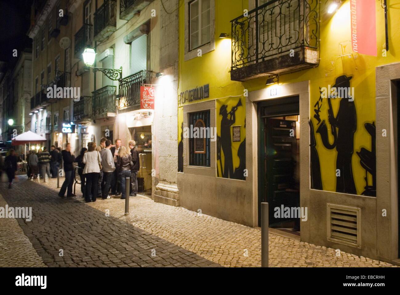 Bairro alto and lisbon and bar hi-res stock photography and images - Alamy