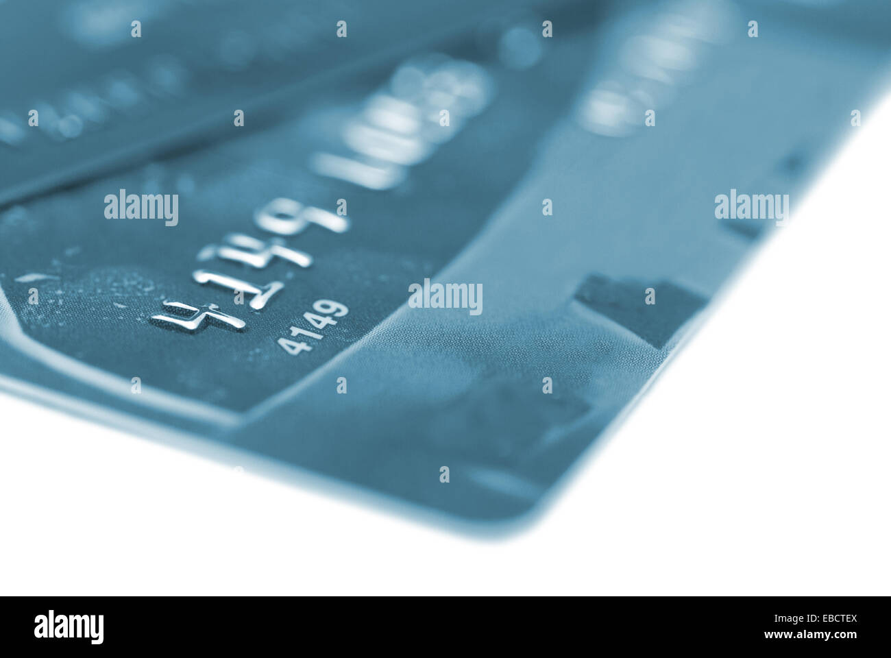 Credit cards isolated on the white background Stock Photo - Alamy