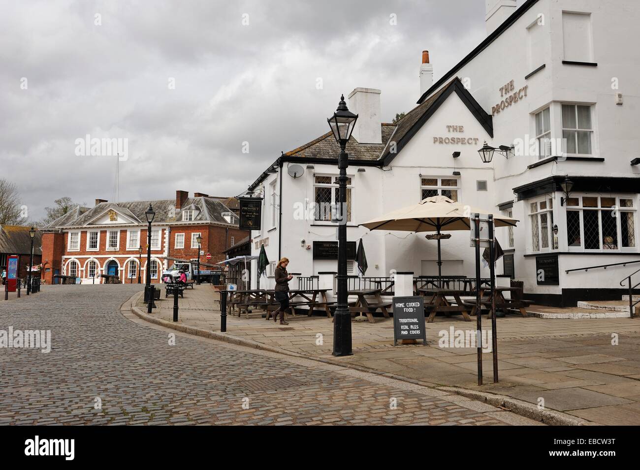 Historic Quayside, Exeter, Devon county, England, United Kingdom ...