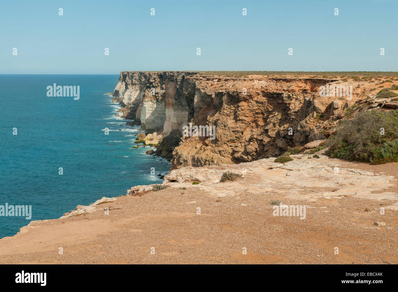 Cliffs on Great Australian Bight, SA, Australia Stock Photo - Alamy