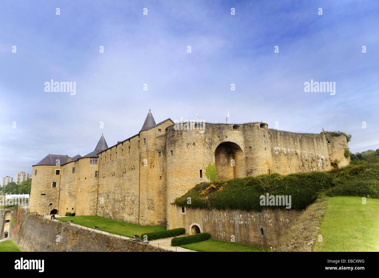 Chateau, one of the largest fortified medieval castle in Europe, Sedan ...