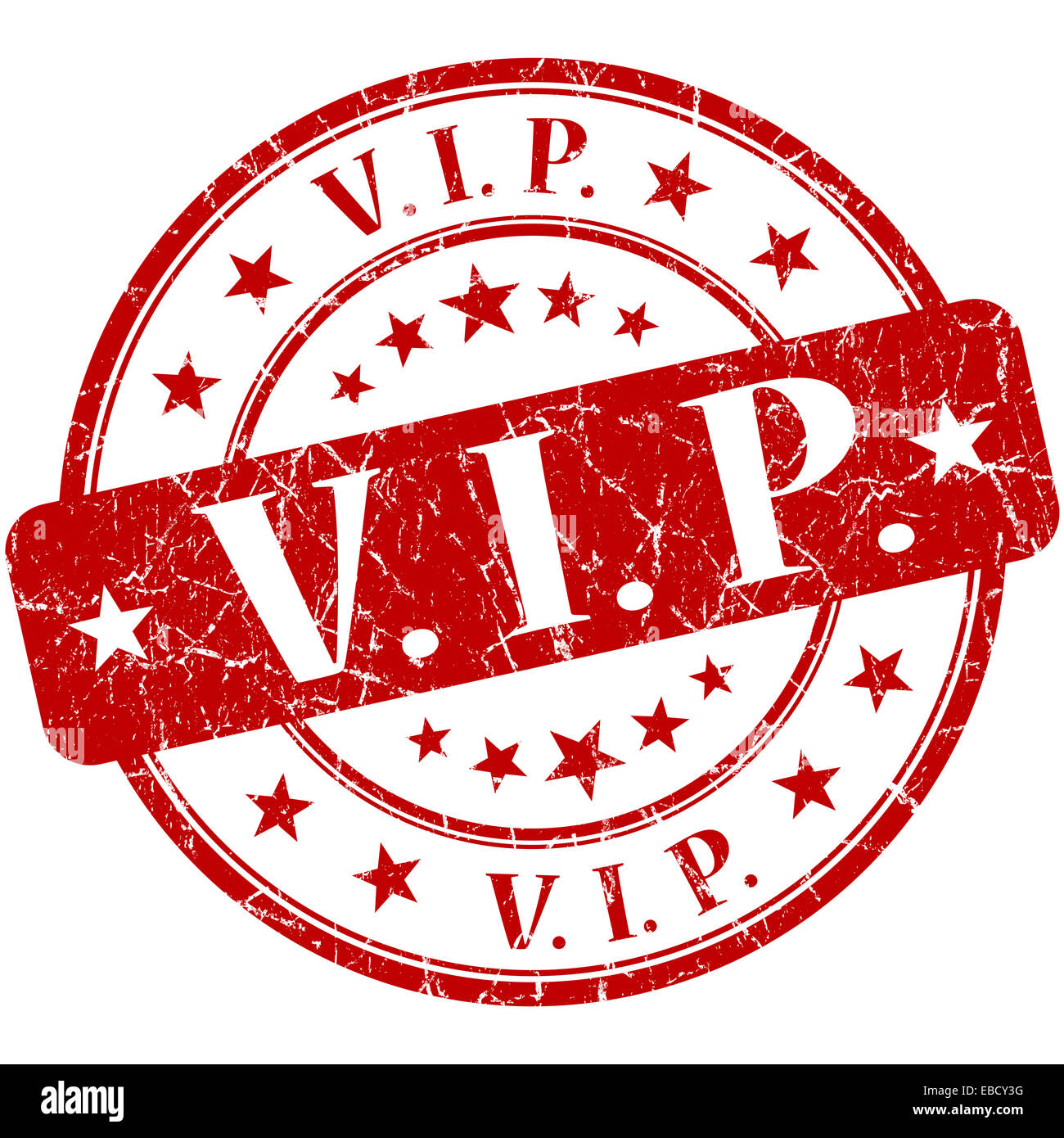 vip grunge round red stamp Stock Photo - Alamy
