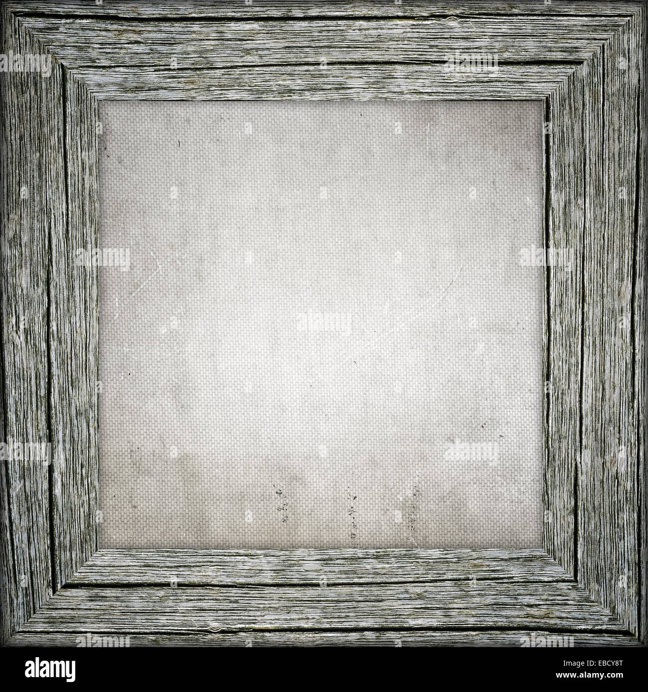 Old raw wooden frame with canvas Stock Photo - Alamy