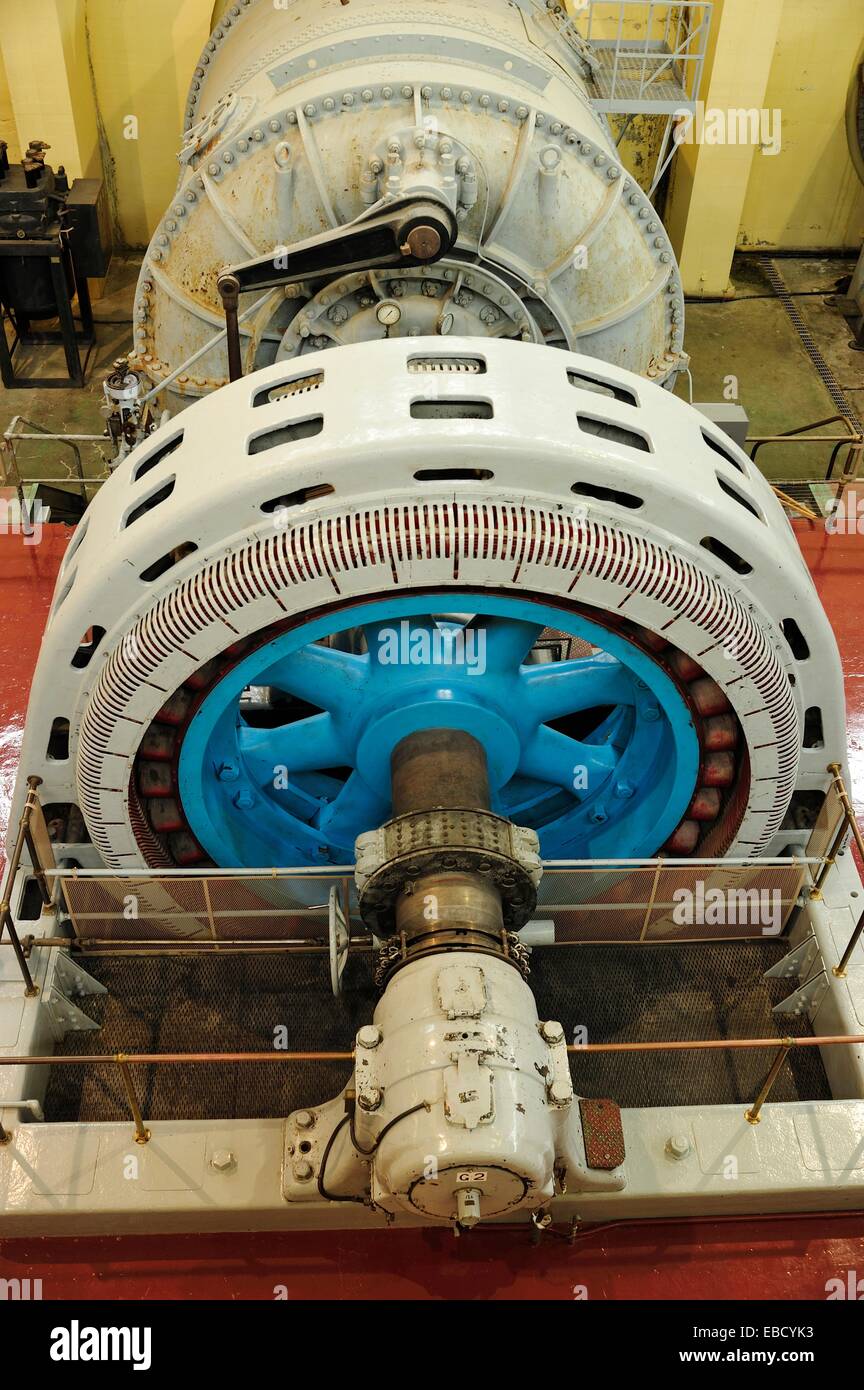 Machine hall hydroelectric power plant hi-res stock photography and ...